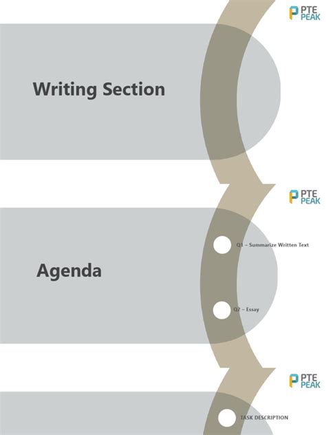 Pte Peak Writing Section Updated Pdf Textbook Argument