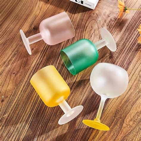 컬러 반투명 레드 와인 시음 유리 브랜디 위스키 냄새 와인 글라스 컵 작은 잔 바 마시는 세트 다목적 와인 그릇 Aliexpress