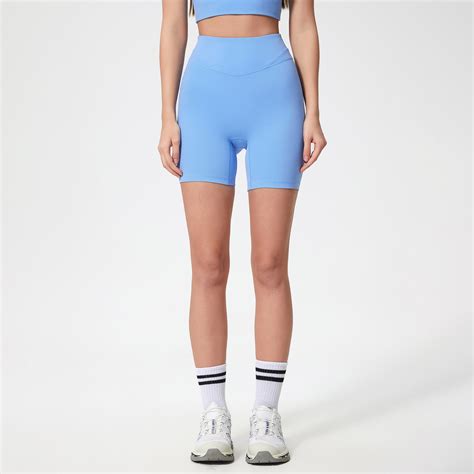 Nude High Waist Butt Lifting Yoga Shorts D25062shortswomenskelund Skl