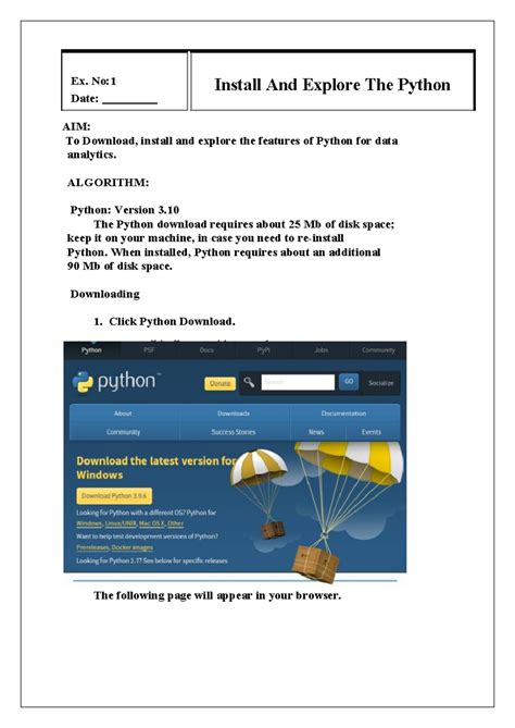 Data Science Lab Exercise Aim To Download Install And Explore The