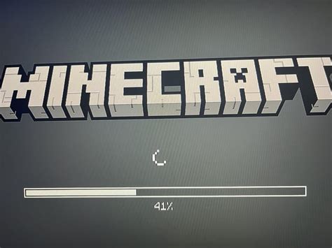 Anyone Elses Minecraft Get Stuck At 41 Or Us That Just Me R Minecraft