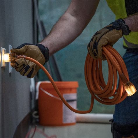 Glow End Extension Cord Foot EXC Klein Tools