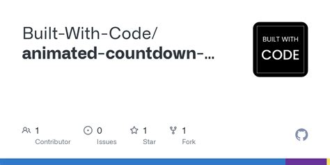 Github Built With Codeanimated Countdown Timer