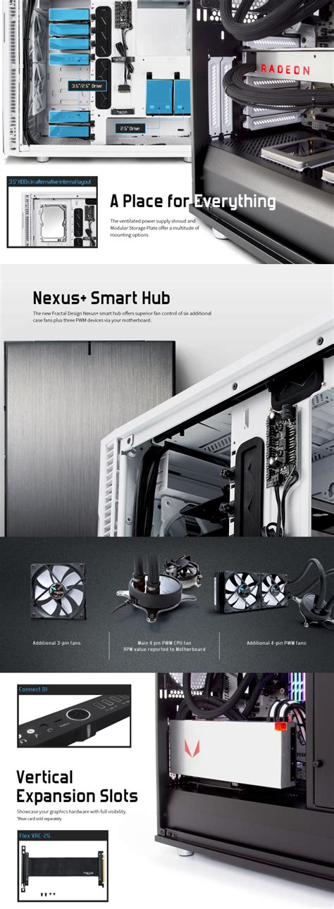 Buy Fractal Design Define R6 Black Online Australia Evatech