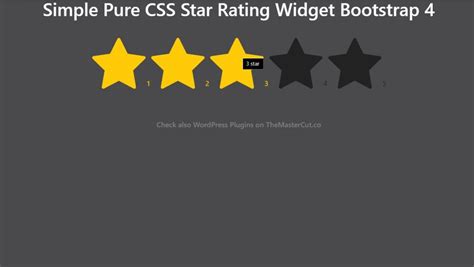 17 Bootstrap Star Rating Examples Code Snippet Onaircode