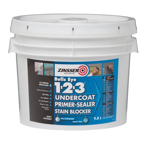Zinsser Bulls Eye 1 2 3 Primer Sealer White Garage Workshop Solutions