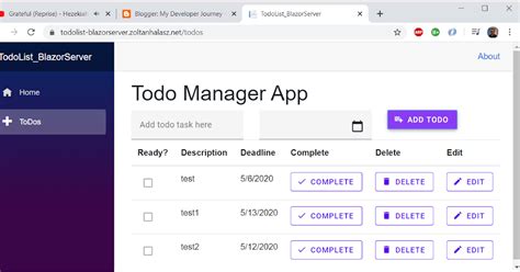 My Developer Journey Simple Todo App With Blazor Server And Material