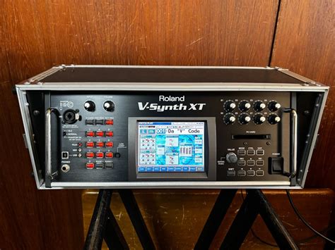 Matrixsynth Roland V Synth Xt Synthesizer Version 2 W Case Sn Zt20278