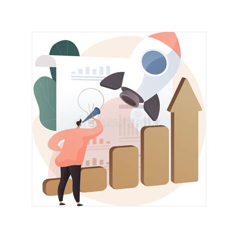 Data Driven Business Model Abstract Concept Vector Illustration Stock