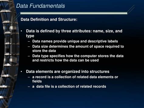 ppt data fundamentals file processing fundamentals entity