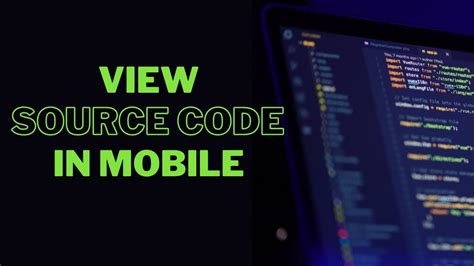 View Source Code Of Any Website On Phone View Html Code Of Any