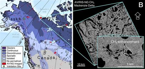 Spatial Gis Remotesensing Mapping Airborne Arctic Methane