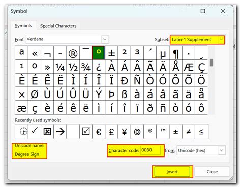How To Insert Degree Symbol In Excel 5 Easy Way