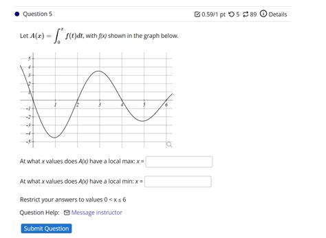 Solved Let A X 0xf T Dt With F X Shown In The Graph Chegg Com