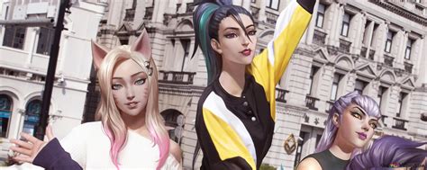 K Da Popstar Girls League Of Legends Lol K Wallpaper Download
