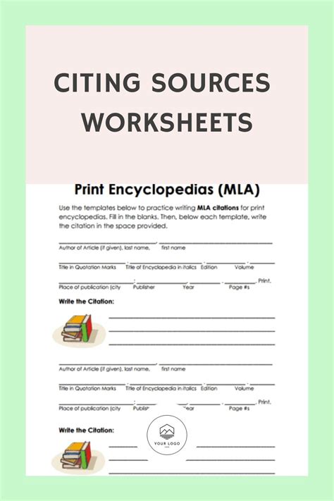 Citing Sources Worksheets In 2024 Citing Sources Writing Practice