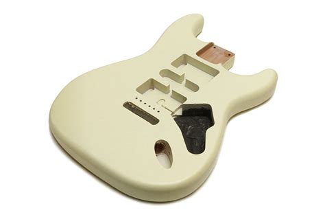 Shop Solo St Style Hsh Satin Nitro Finished Guitar Body Vintage White