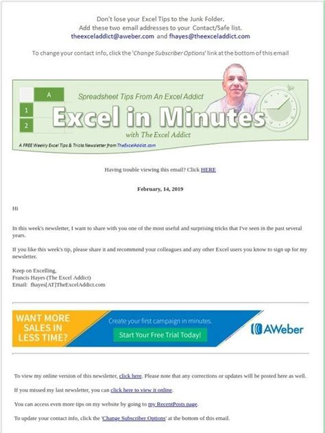 101 secrets of a microsoft excel addict excel in seconds tip a