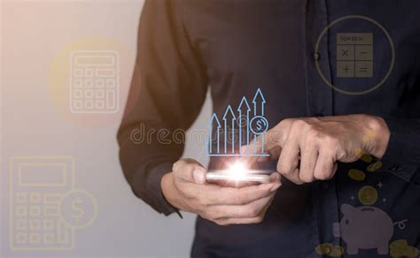 Calculator Phone Using The Calculator Application On A Smartphone To Calculate Numbers And