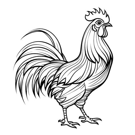 Disegni Di Gallo Da Colorare Coloringlibcom