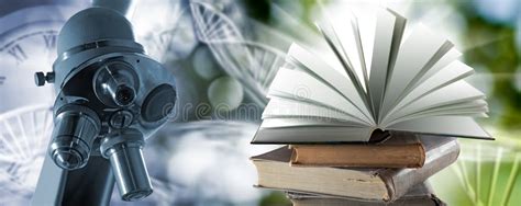 An Open Book Symbolizing The Source Of Knowledge A Book Lying On A Stack Of Books Stock Image