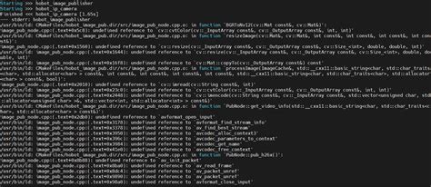 编译文件hobotimagepublisher报错如下找不到opencv相关组件 机器人开发 地瓜机器人论坛