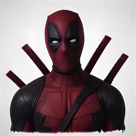 A Poster Of Deadpool Illustration Premium Ai Generated Image