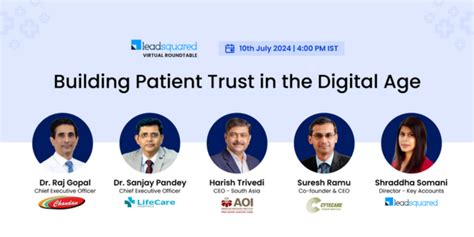 Building Patient Trust In The Digital Age