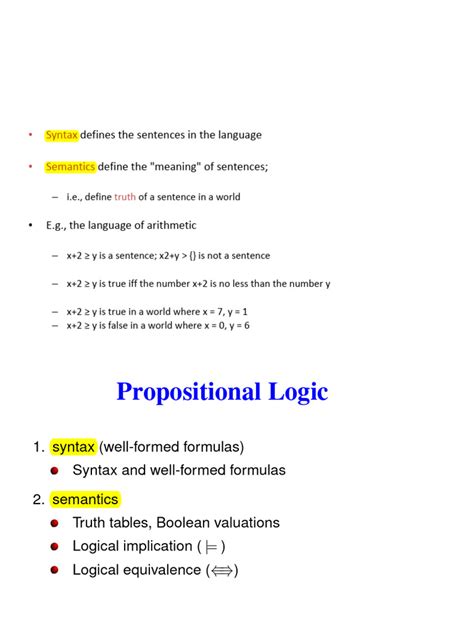 propositional logic pdf