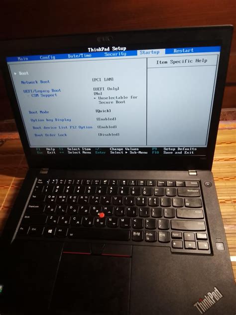 T480 Cannot Disable Secureboot For Booting Linux Rthinkpad