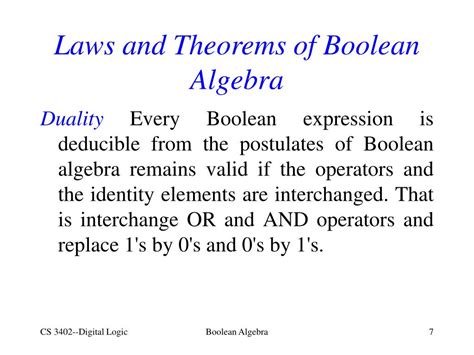 Ppt Boolean Algebra Powerpoint Presentation Free Download Id