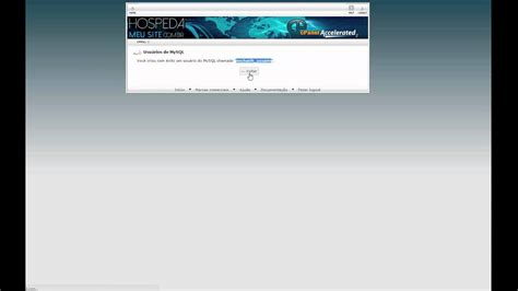 Criando Banco De Dados Mysql No Cpanel Youtube