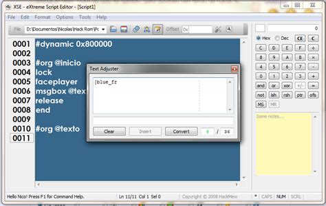 Scripting Cambiar Color De Texto Whack A Hack Foro