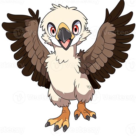 Cute Chibi Vulture Clipart Ai Generative 33494757 Png