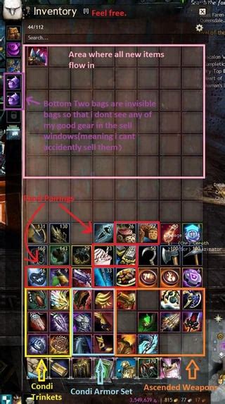 A Guide To Inventory Wars 2 How To Manage Your Inventory Rguildwars2