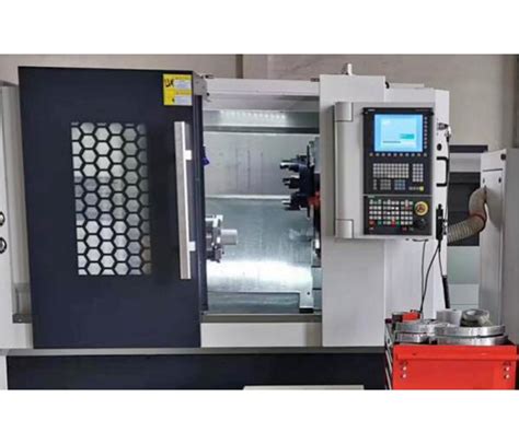 Slant Bed Seal Making Cnc Turning Lathe Machine Antishicnc Machine