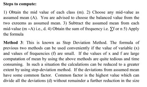 Arithmetic Mean Solved Sums MBA Assignments MBA BBA Tuition MBA Projects