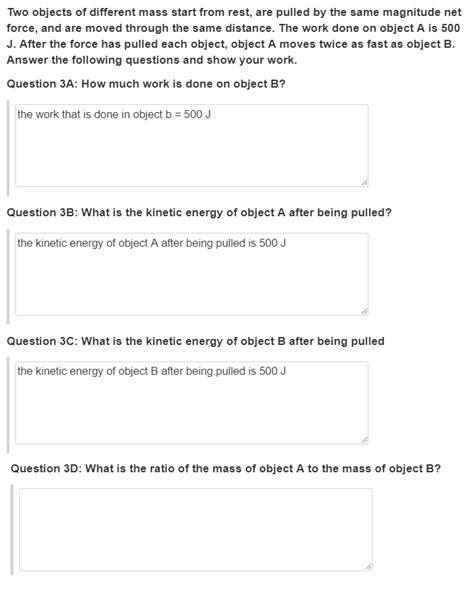 Answered Two Objects Of Different Mass Start Bartleby