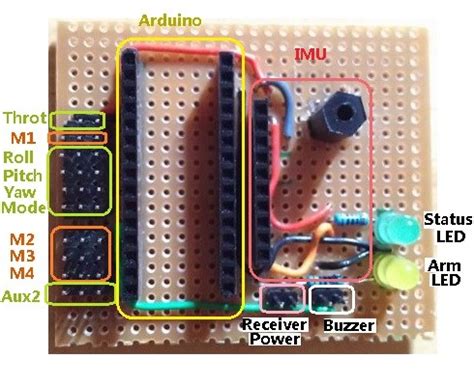 Build An Arduino Shield For Quadcopter Arduino Adapter Oscar Liang
