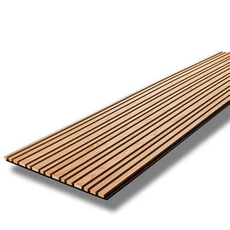 Ξύλινο πάνελ τοίχου δρυς σε καφέ Mdf Barcode 240Χ60Χ2cm