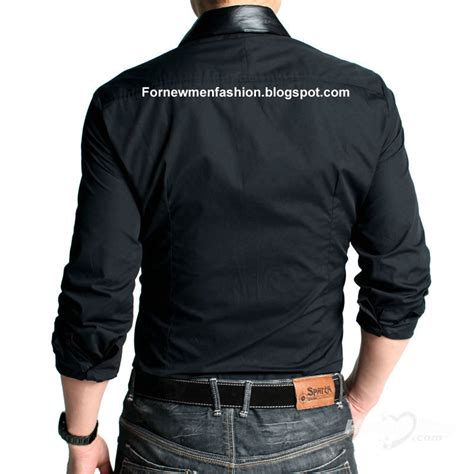 Black Color Shirts Trend ~ For New Men Fashion