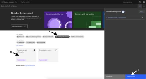 Build Watsonx Assistant Conversation Content With Templates Ibm Developer