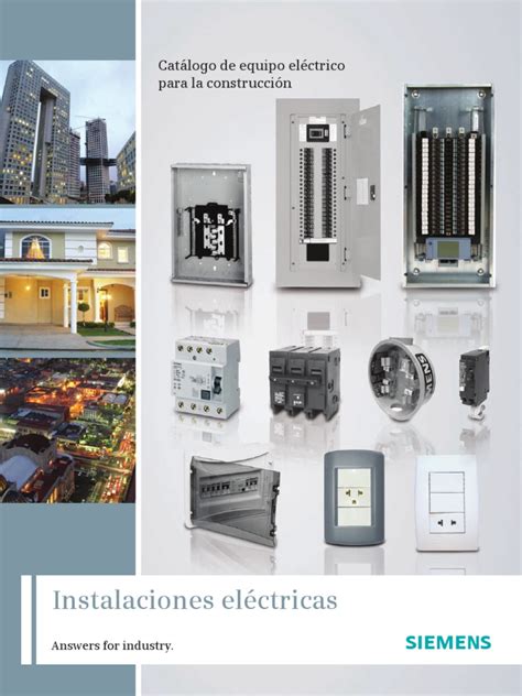 Catálogo De Equipo Eléctrico Para La Construcción Pdf Fusible