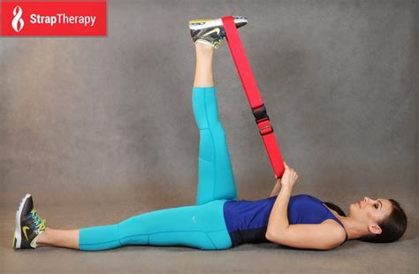 StrapTherapy Hamstring stretching combhajlító nyújtása