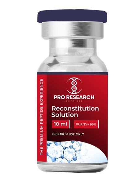 Reconstitution Solution Pro Research Peptide