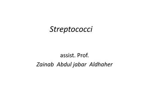 Ppt Streptococci Characteristics Classification And Pathogenesis Powerpoint Presentation