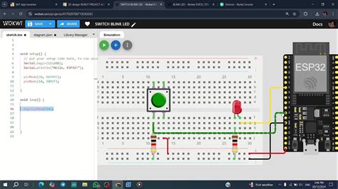 Tutorial 2 Esp32 How To Make Switch Onoff Led By Using Esp32 In