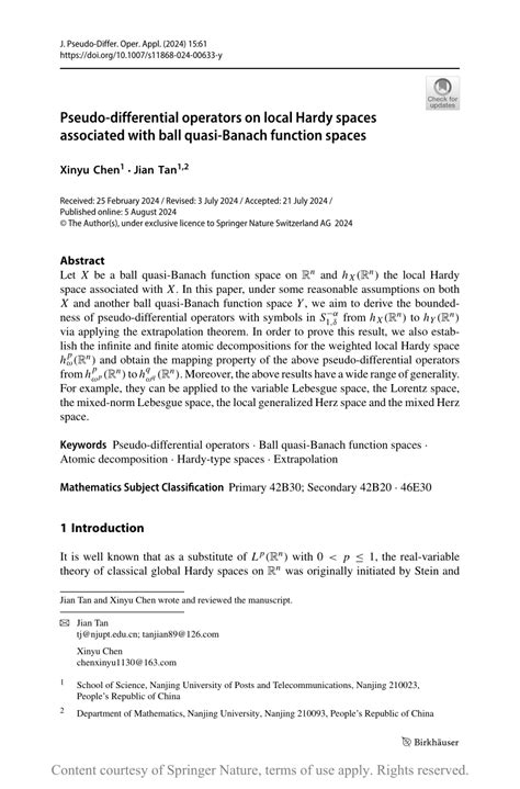 pseudo differential operators on local hardy spaces associated with