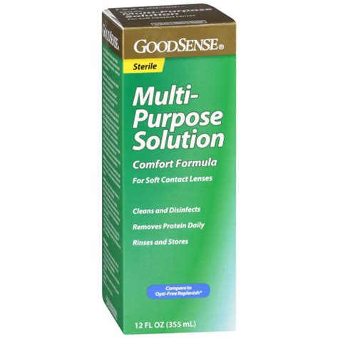 Good Sensemulti Purpose Eye Solution 12 Oz Thrifty White Health Essentials