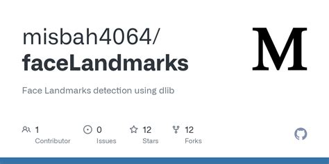 Github Misbah4064 Facelandmarks Face Landmarks Detection Using Dlib